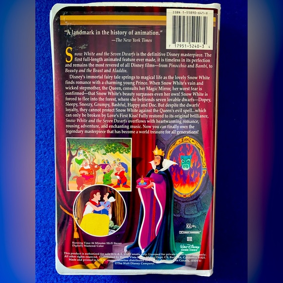Disney | Media | Disney Snow White Vhs | Poshmark